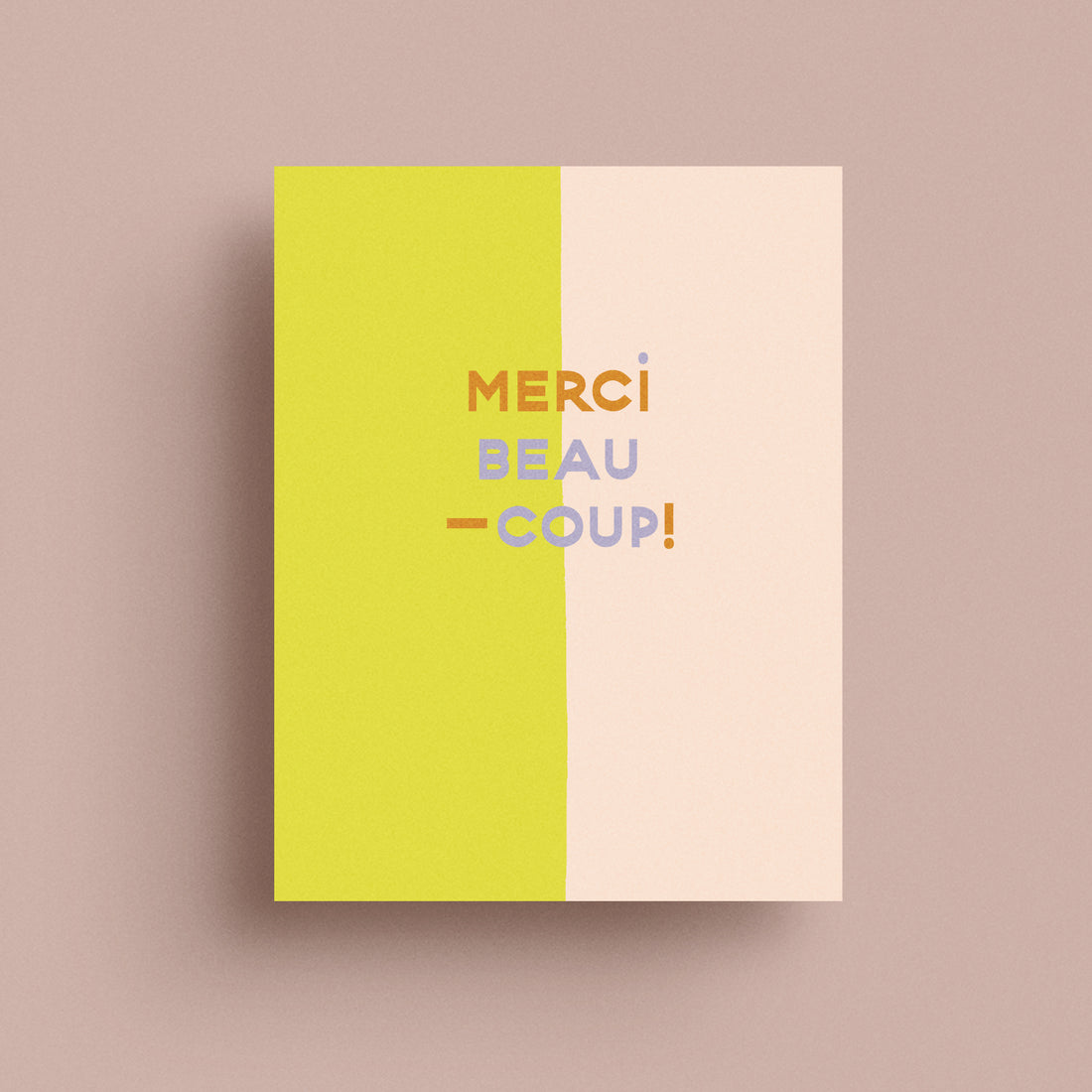 Merci Beau Coup Card – Library Design Co.